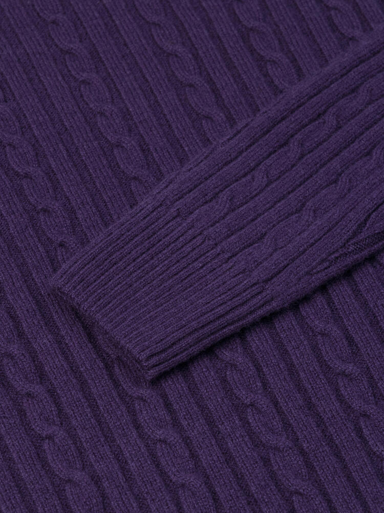 Purple Dustin twisted collar | Café Coton